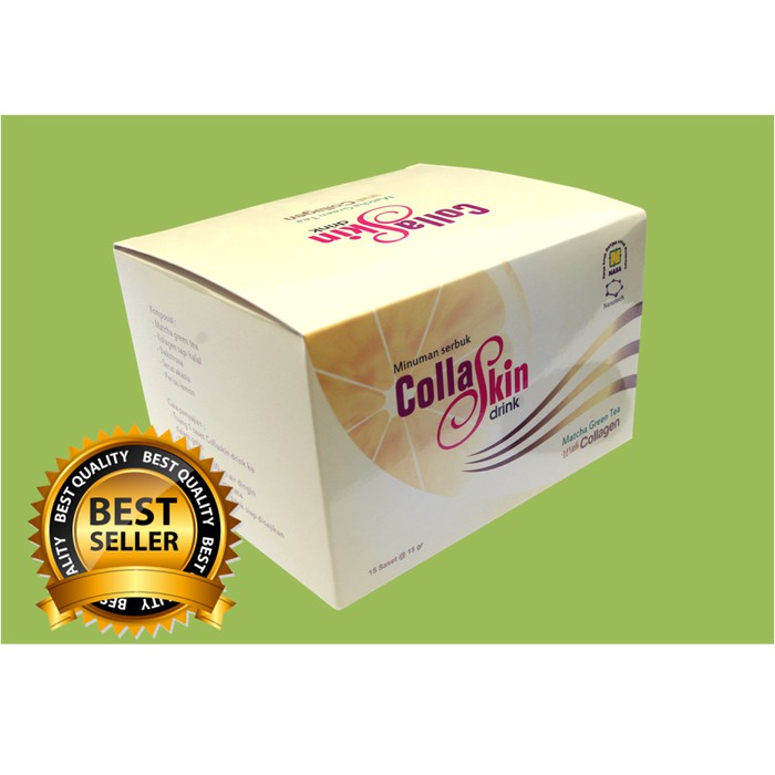 Jual Collaskin Colagen Drink Matcha Green Tea with Collagen Original ...