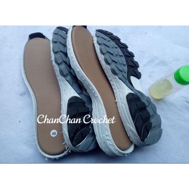 Jual Sol Rajut Sport Abu | Shopee Indonesia