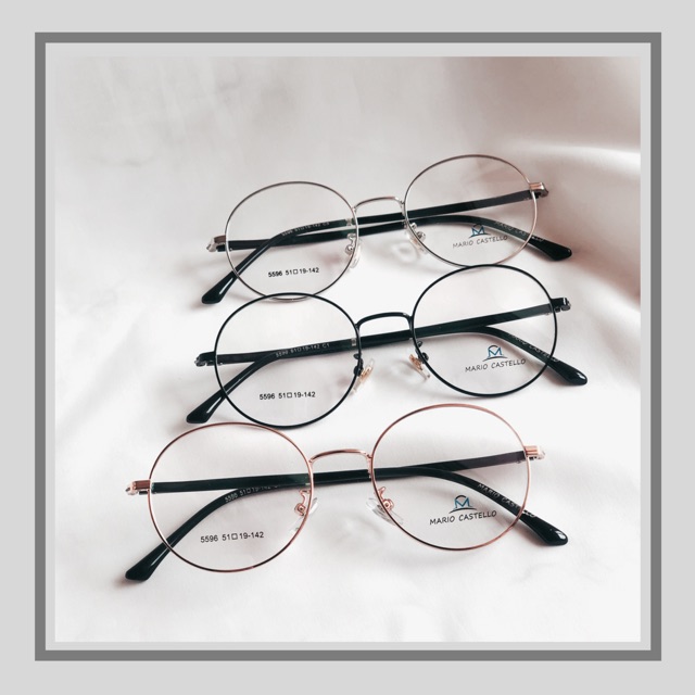 Jual Frame bulat kacamata minus (mario castello 5596) | Shopee Indonesia