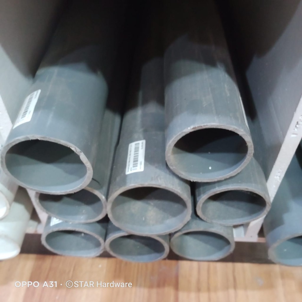 Jual Maspion Abu Pipa Paralon PVC 2" (60 mm) AW Per 2 Meter Bagi 2 Btg ...