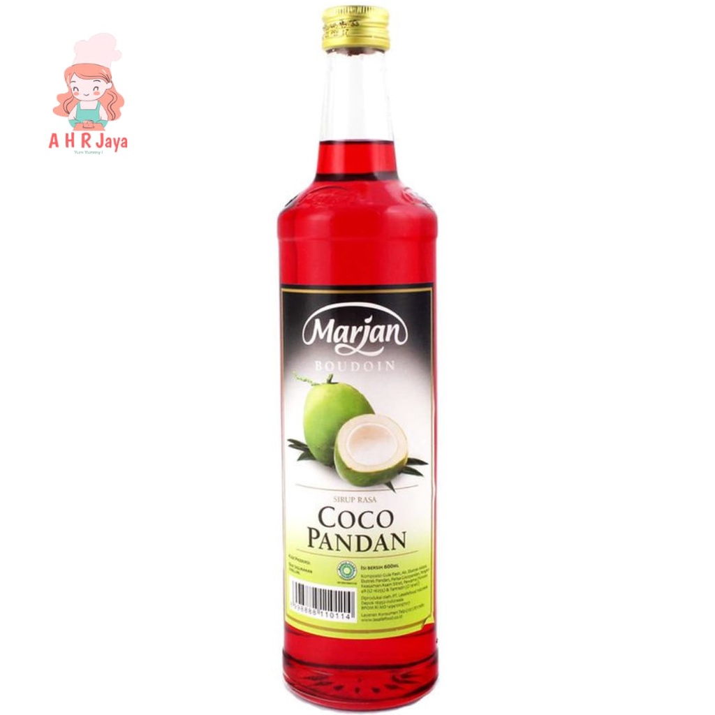 Jual Sirup Marjan Varian Coco Pandan 600ml | Shopee Indonesia