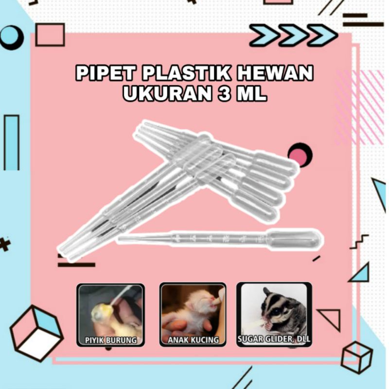 Jual Spet Pipet Plastik Ukuran 1 ml, 3 ml, 5 ml, Alat Siap Untuk Minum ...