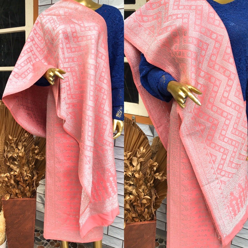 Jual SONGKET LEPUS 1 BENANG SALEM SILVER ORI - ILHAM SONGKET TENUN TANGAN ASLI PALEMBANG ...