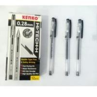 Jual PULPEN/PENA TULIS HITECH MEREK KENKO 1PACK ISI 12PCS | Shopee ...