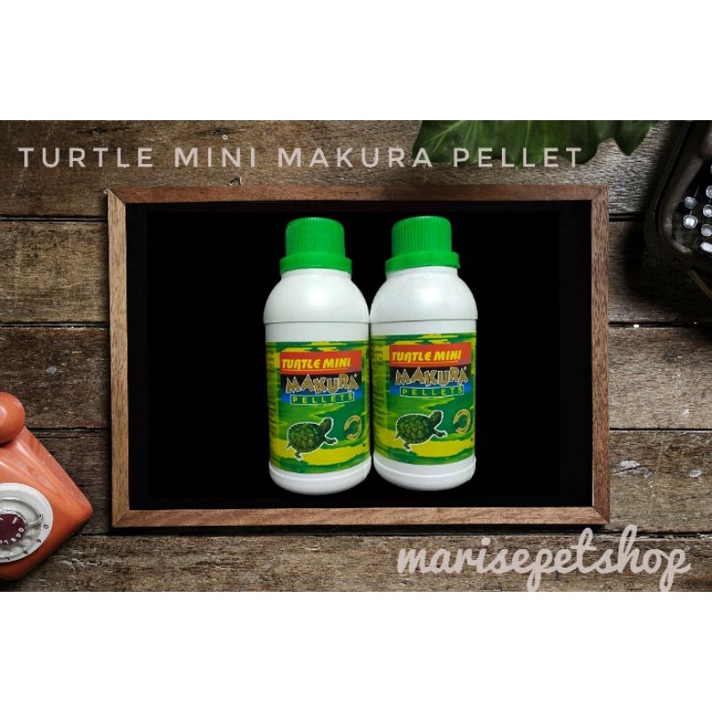 Jual Makura pellets turtle botol makanan kura kura isi 120 gram ...