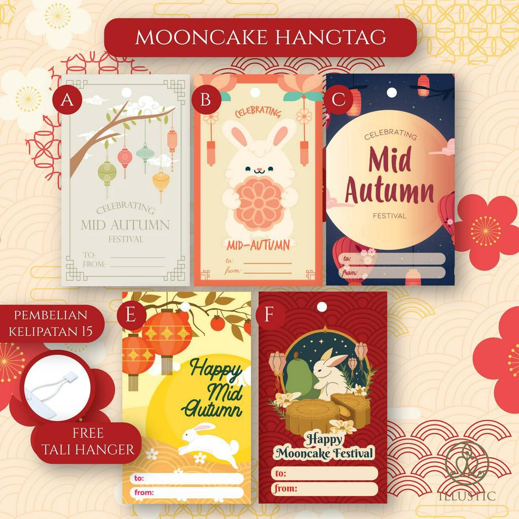 Jual Hang Tag Mooncake Festival/ Mid Autumn Tag untuk Hampers dan Kue ...