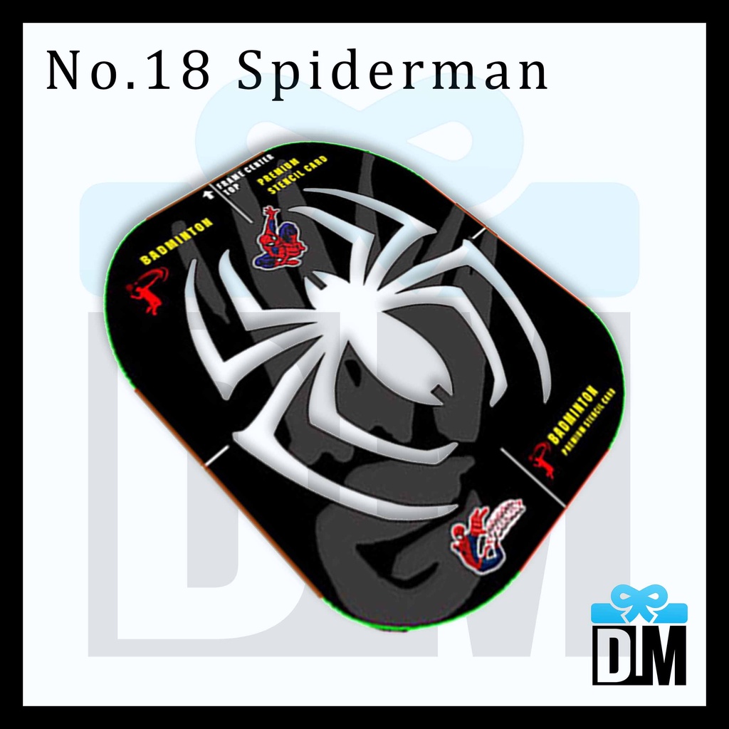 Jual Cetakan logo untuk senar raket badminton Bulu tangkis Stencil card ...