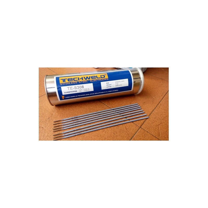 Jual TECHWELD 2.0MM X 250MM KAWAT LAS STAINLESS - PAKAN LAS ...