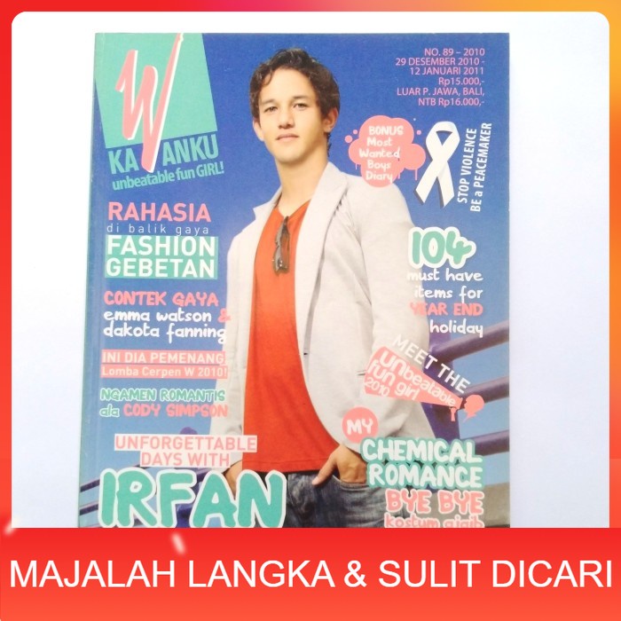 Jual Majalah KAWANKU No.89 Des 2010 Cover IRFAN BACHDIM Langka | Shopee ...