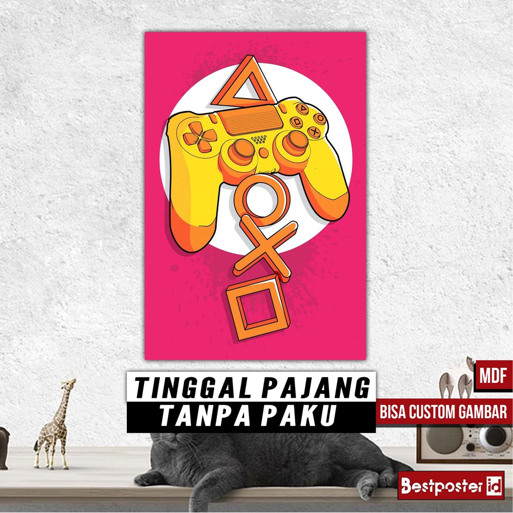 Jual Poster Dinding PLAYSTATION Pop Art GAMING MDF01024 | Shopee Indonesia