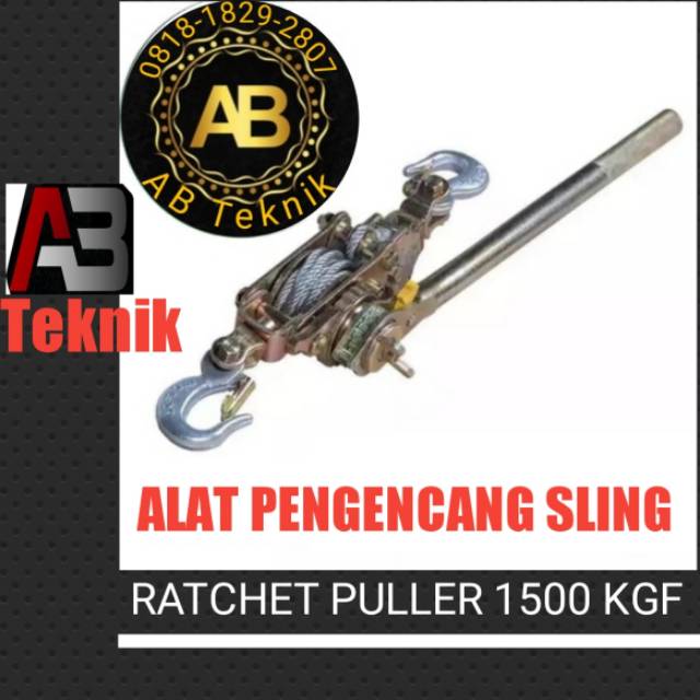 Jual Ratchet Puller 1500 Kgf Alat Pengencang Sling / Tracktang Model ...