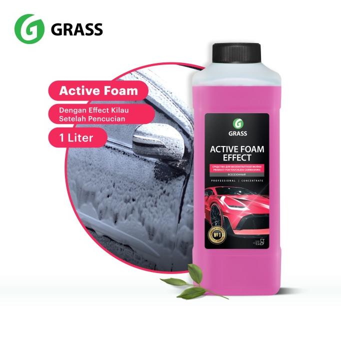 Jual GRASS ACTIVE FOAM EFFECT Touchless Shampoo 1 Liter | Shopee Indonesia