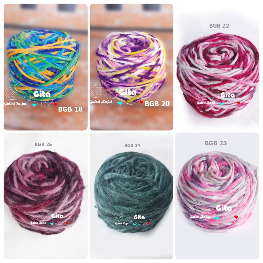 Jual Benang Rajut Bulky / Benang Rajut Crochet Knitting Yarn | Shopee ...