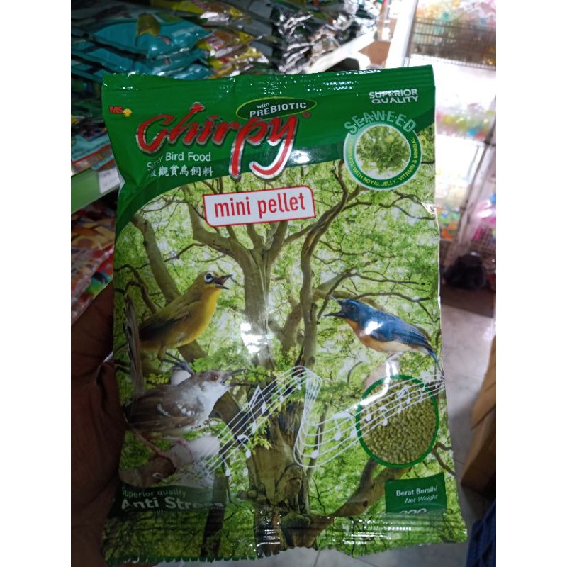 Jual CHIRPY SUPER BIRD FOOD MINI PELET | Shopee Indonesia