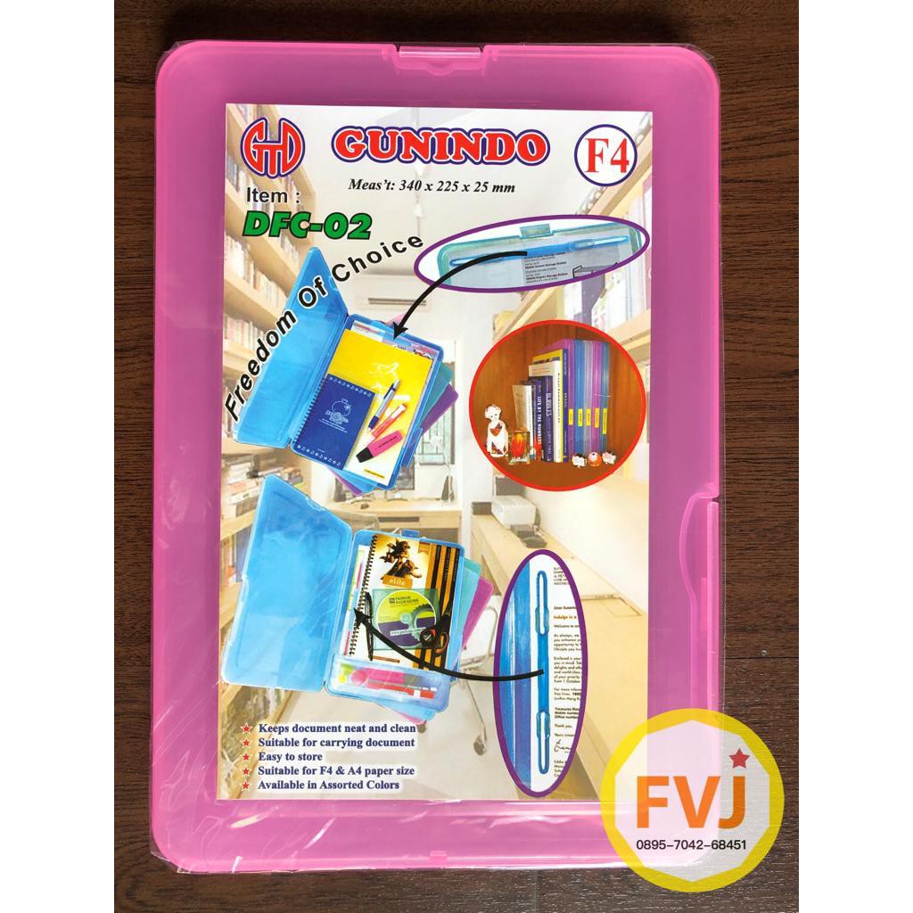 Jual Box File Case GUNINDO DFC-02 folio F4 | Shopee Indonesia