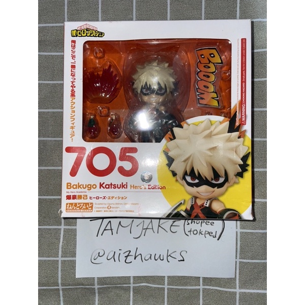 Jual nendoroid bakugo katsuki hero edition 705 [bib] | Shopee Indonesia
