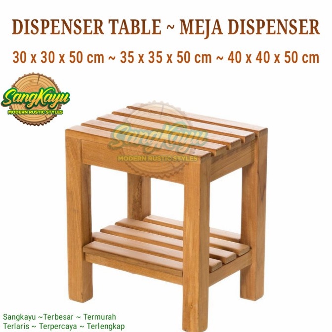 Jual Meja dispenser table meja sudut bedside table meja kayu serbaguna ...
