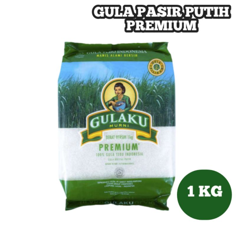 Jual GULA GULAKU KUNING 1KG SUGAR GULA PASIR PREMIUM GULAKU KUNING TEBU ...
