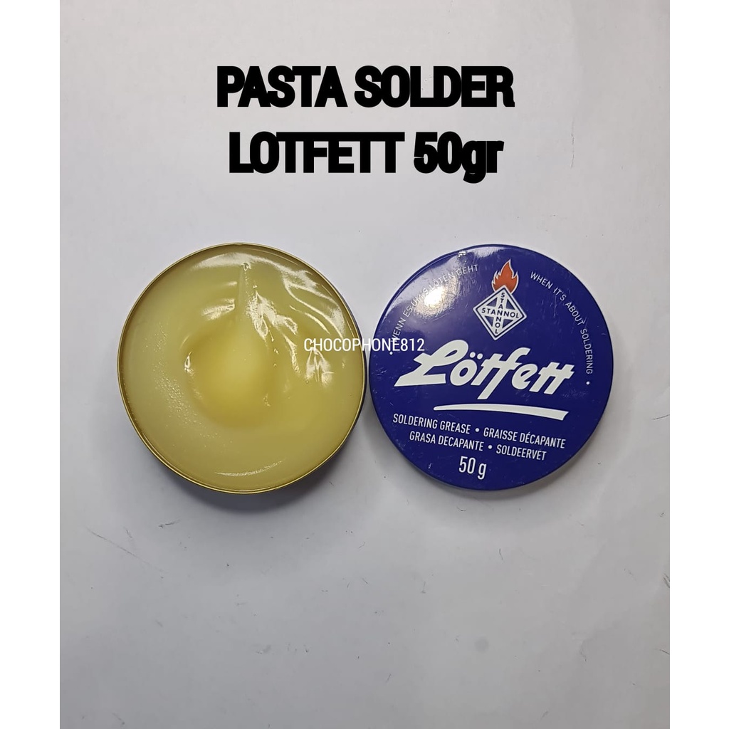 Jual Pasta Solder Lotfett Original 50gram Asli Germany | Shopee Indonesia
