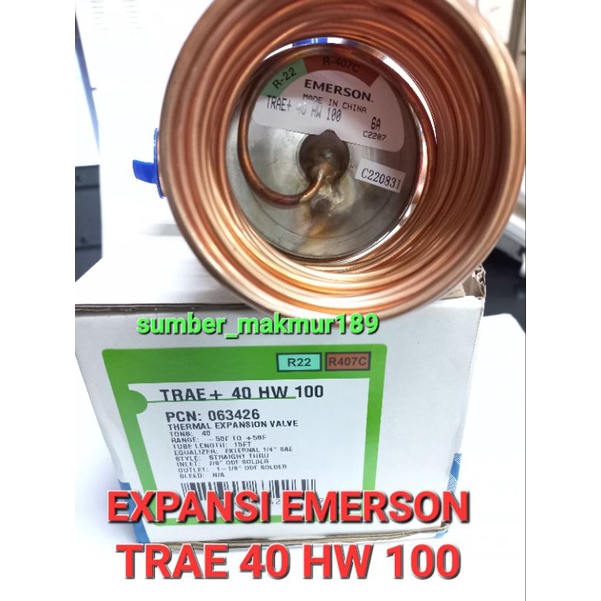 Jual EXPANSI EMERSON TRAE + 40 HW 100 PCN : 063426 | Shopee Indonesia