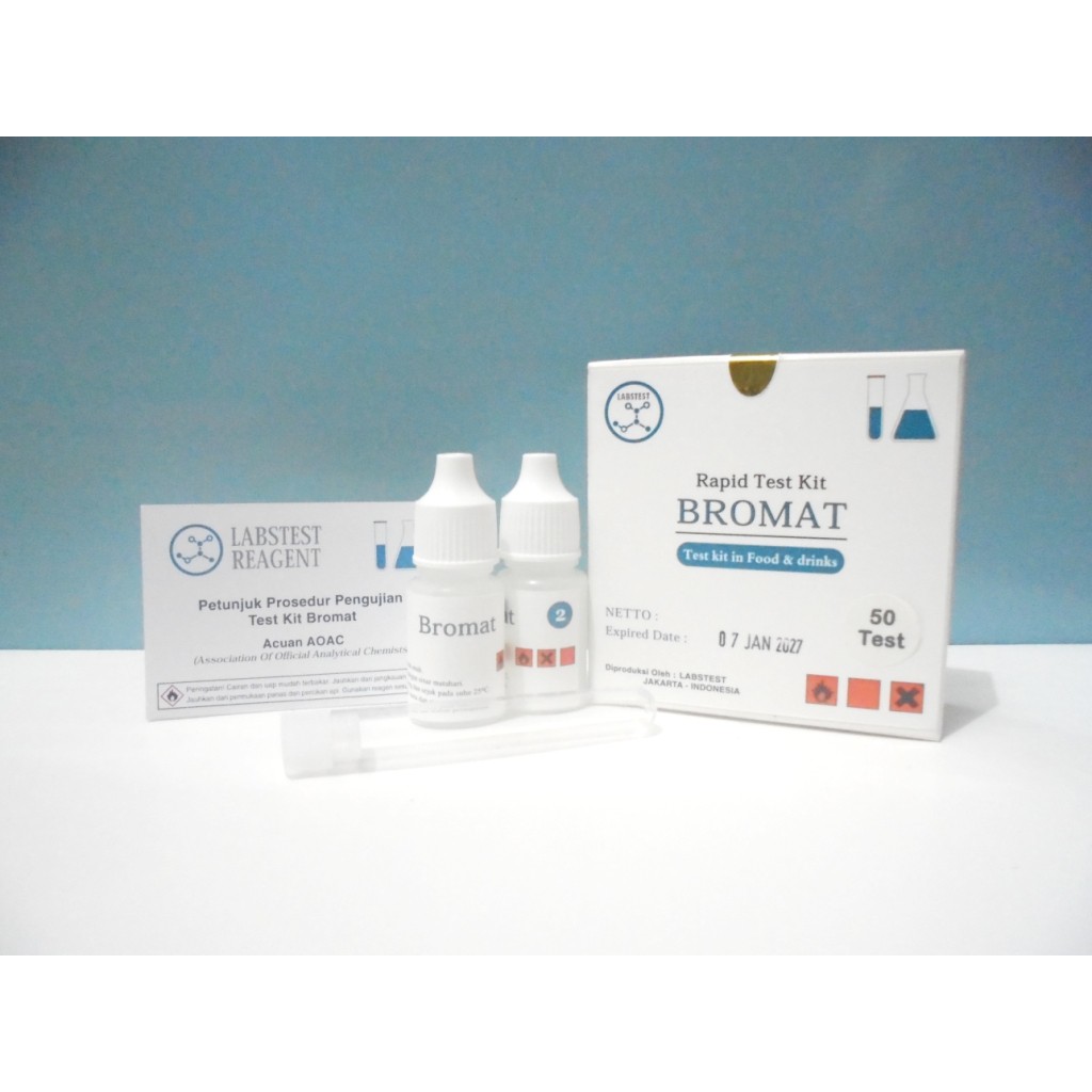 Jual Rapid Test Bromat / Test Kit Kalium Bromat / Bromate Test Kit ...