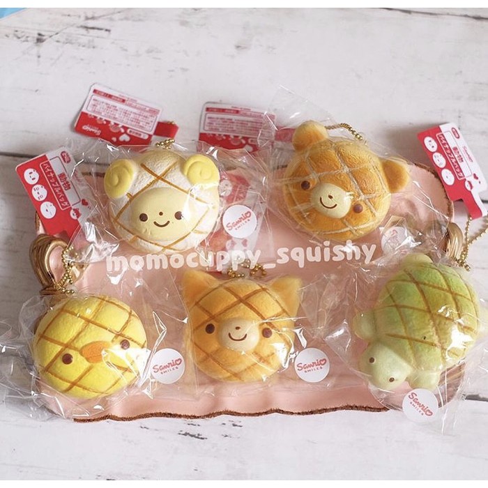 Jual Squishy licensed mini animal bread by Sanrio ( squishy roti ...