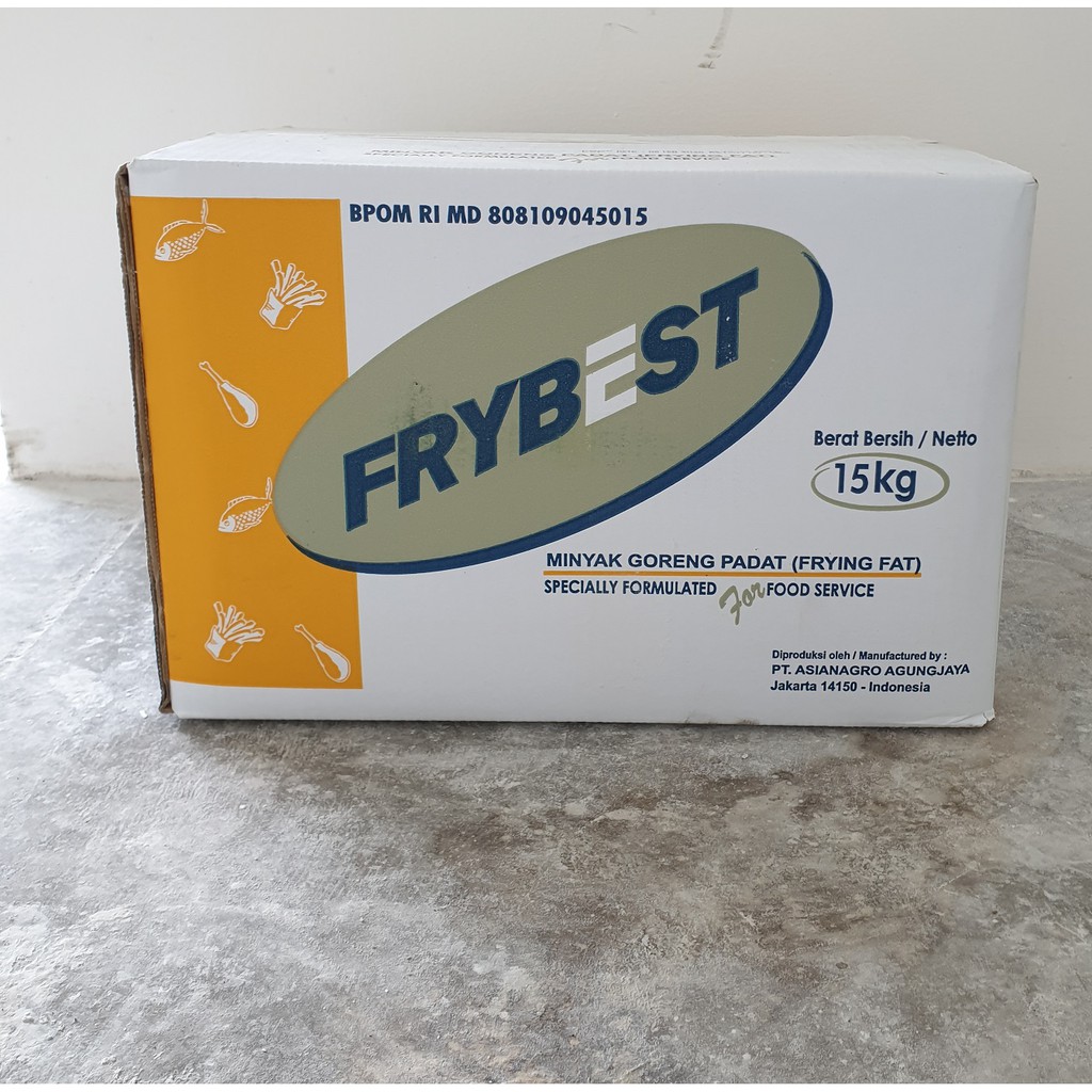 Jual FRYBEST Minyak Goreng Padat Frying Fat 15 KG | Shopee Indonesia