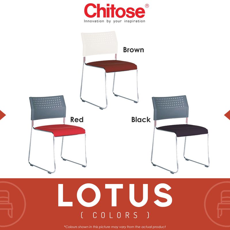 Jual Kursi Susun Chitose LOTUS Kursi Serbaguna/Kursi Susun Kantor/Kursi/Bangku | Shopee Indonesia