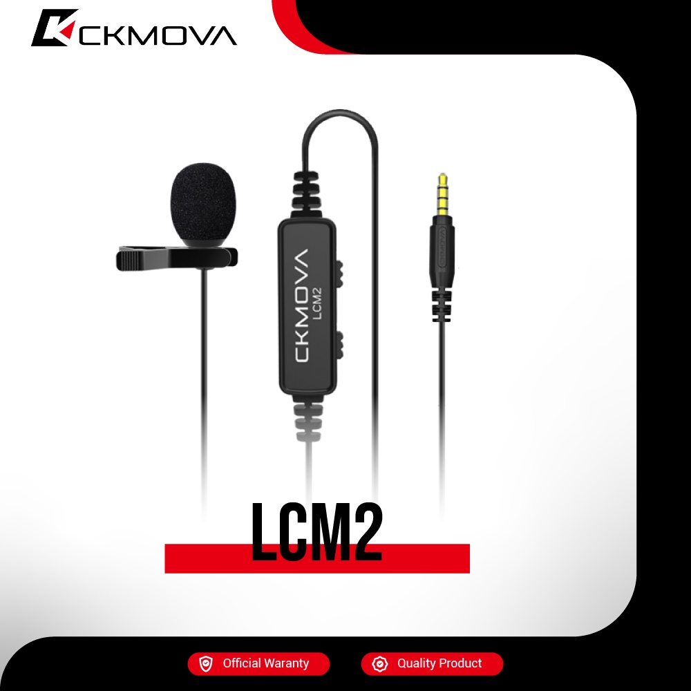 Jual CKMOVA Model LCM2 Lavalier Omnidirectional Microphone | Shopee ...