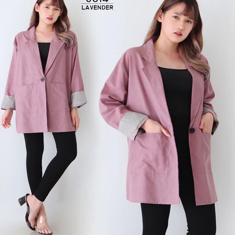 Jual "PPS. 39" Baju Blazer WANITA 5614 Katun JUMBO LD 120cm OVER Big ...