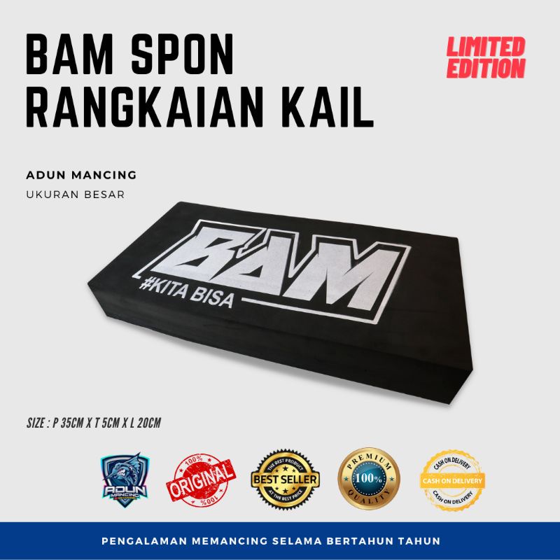 Jual Bam Spon Mata Kail Eksklusif Adun Mancing ( Besar ) | Shopee Indonesia
