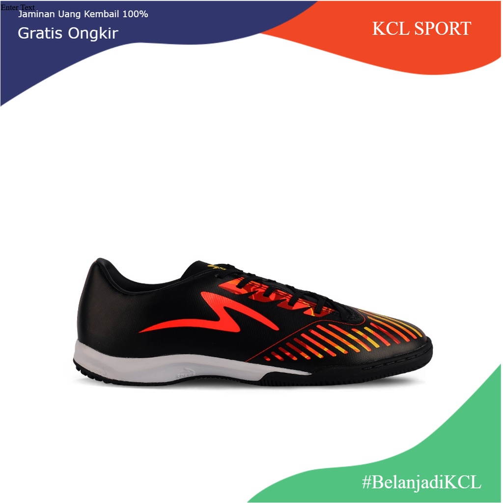 Jual Specs Sepatu Futsal Swervo Hydra Marble Pro IN Black Bright Red ...