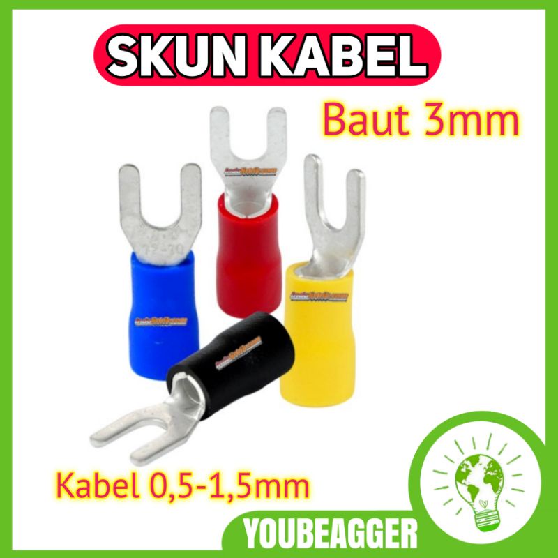 Jual kabel skun Y ISOLASI SV 1.25-3 | Shopee Indonesia