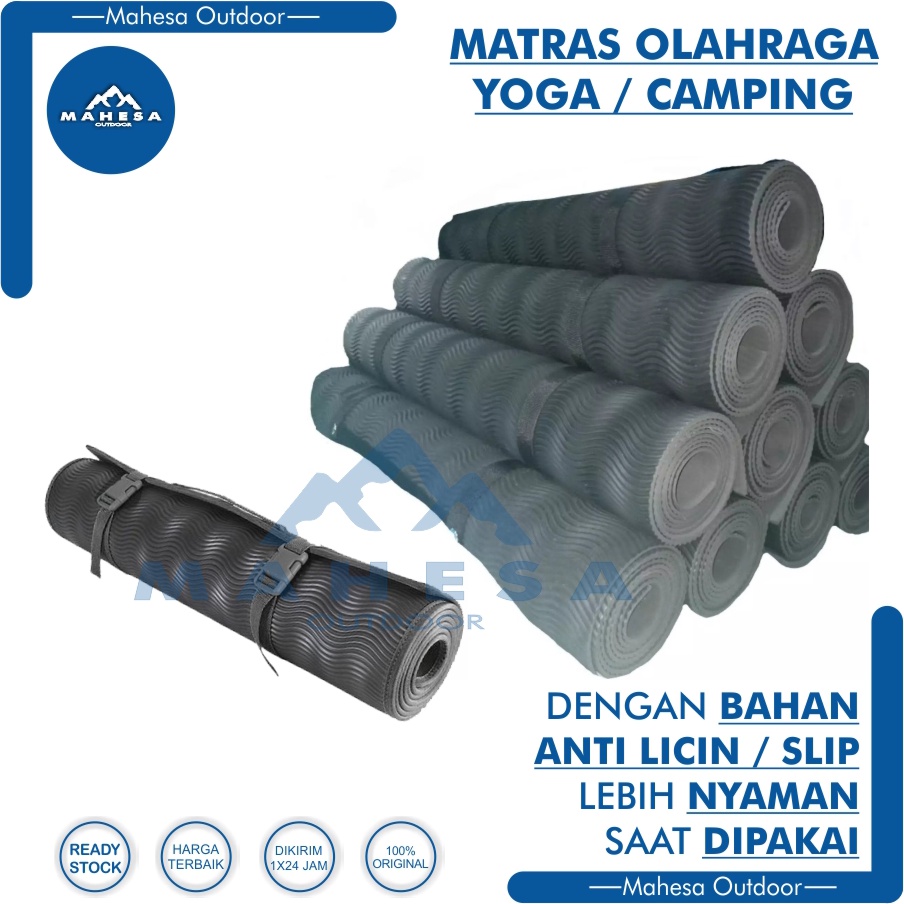 Jual Matras Olahraga Camping Yoga Hiking Gunung Gulung Bahan Anti Slip ...