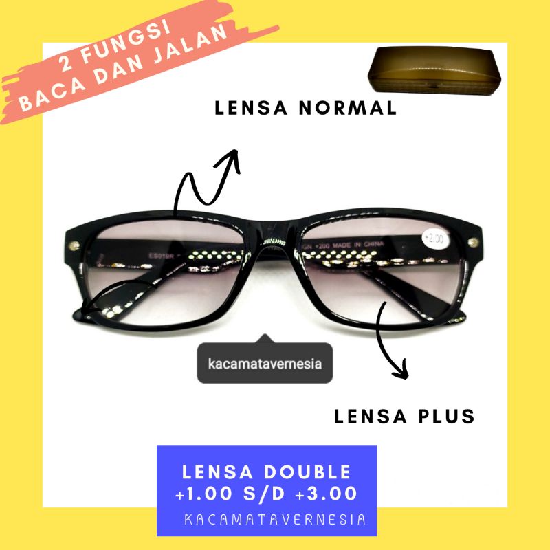 Jual Kacamata Vernesia Kacamata Baca 2 Fungsi Jalan dan Baca Pria ...