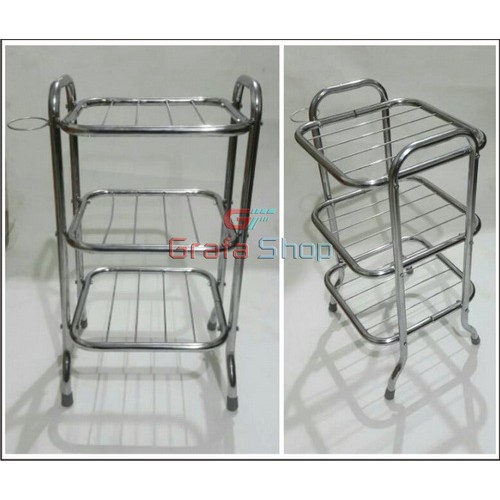 Jual Rak Dispenser Stainless 3 Susun Serbaguna Modern | Shopee Indonesia