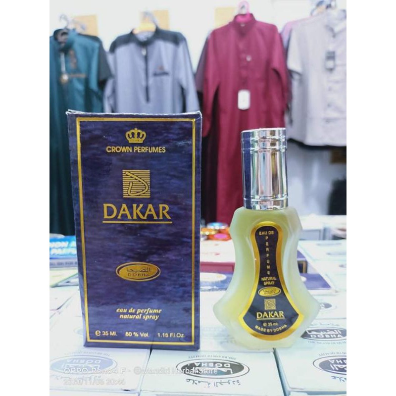 Jual PARFUM DOBHA DAKAR SPRAY 35 MILI ORIGINAL ASLI 100% | Shopee Indonesia