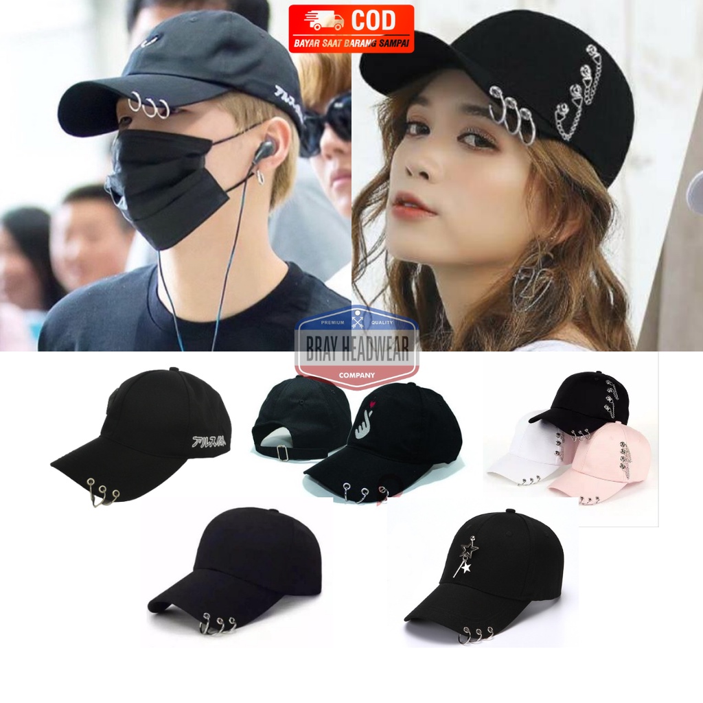 Jual PROMO TOPI BASEBALL RING ANTING BORDIR KPOP PREMIUM TERMURAH JS49A ...