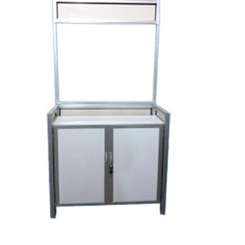 Jual stand booth jualan lipat portable atap s ambalan tatakan depan ...