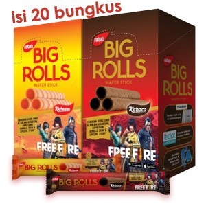 Jual Nabati BIG ROLLS Richoco 18gr 1 dus isi 20 pcs - wafer roll ...