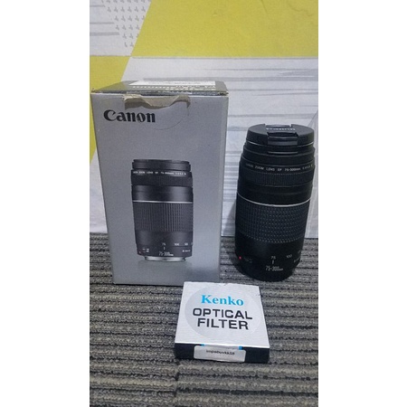 Jual lensa tele canon 75-300mm | Shopee Indonesia