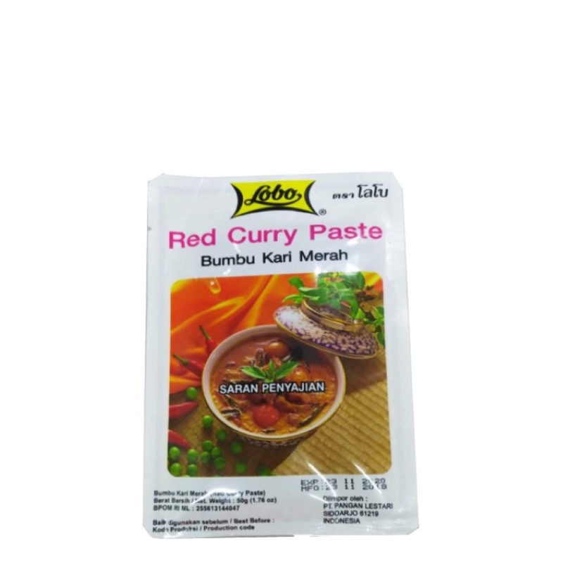Jual Lobo Curry Paste Red 50 gr | Shopee Indonesia