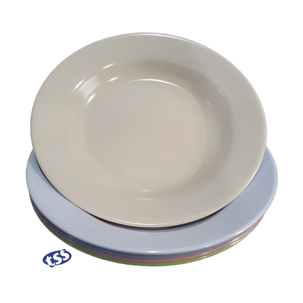 Jual ONYX PIRING MAKAN CEKUNG 9" | SOUP PLATE MELAMINE 9 inch 1809 ...