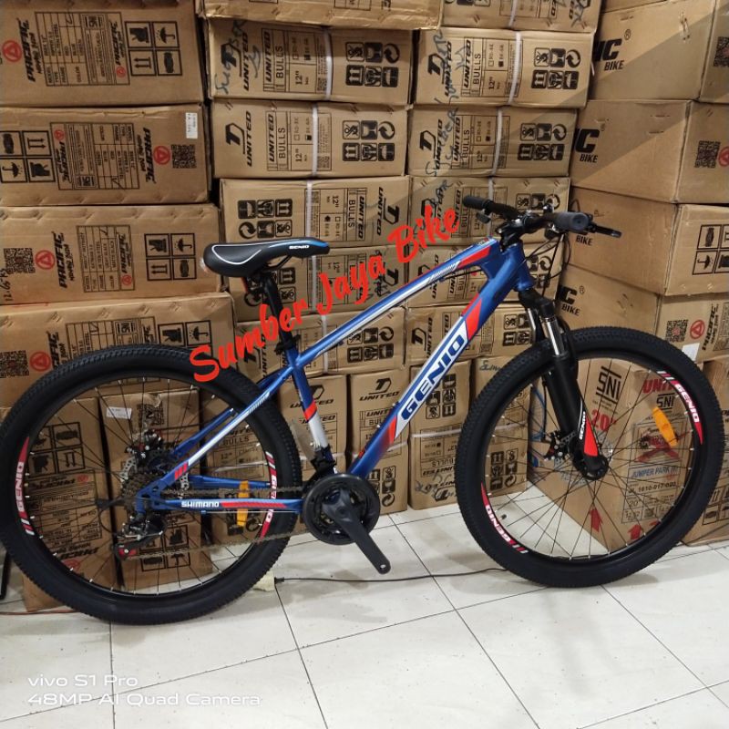 Jual Sepeda Gunung MTB 27.5 inch Genio M345 Terbaru Thrill design | Shopee Indonesia