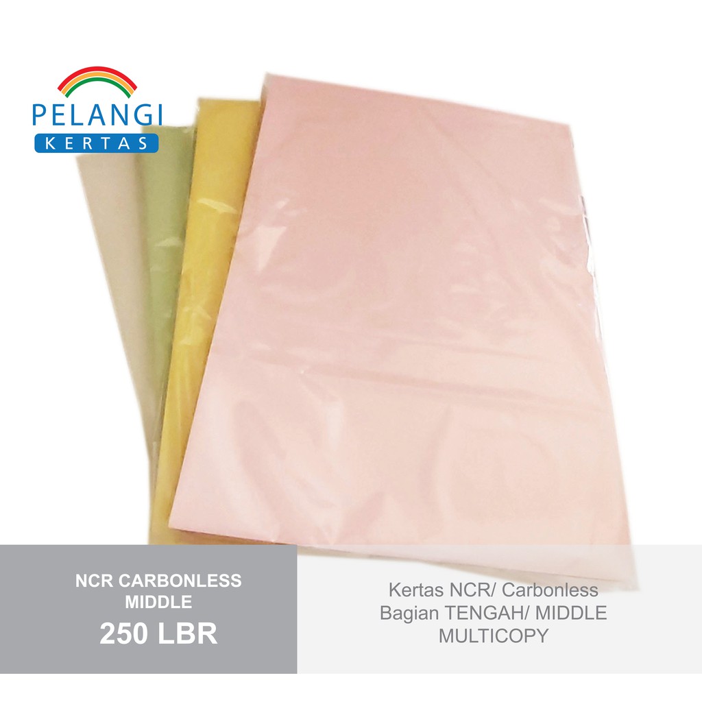 Jual Kertas NCR Folio/F4 MIDDLE Bagian Tengah 250 Lembar Multicopy ...