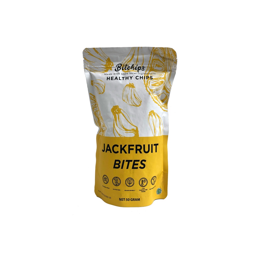 Jual Bitchips Healthy Snacks - Jackfruit Bites 50 gram | Shopee Indonesia