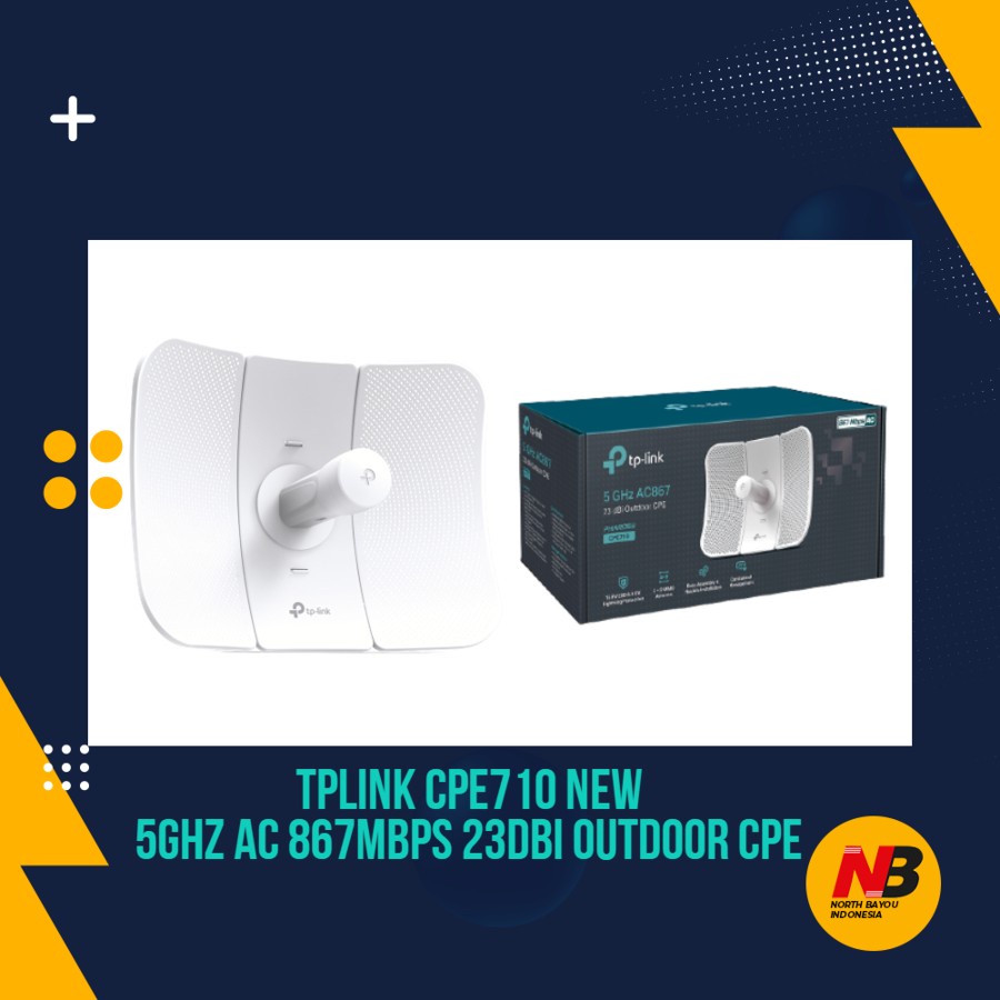 Jual TPLINK TP-Link CPE710 5GHz AC 867Mbps 23dBi Outdoor CPE | Shopee ...