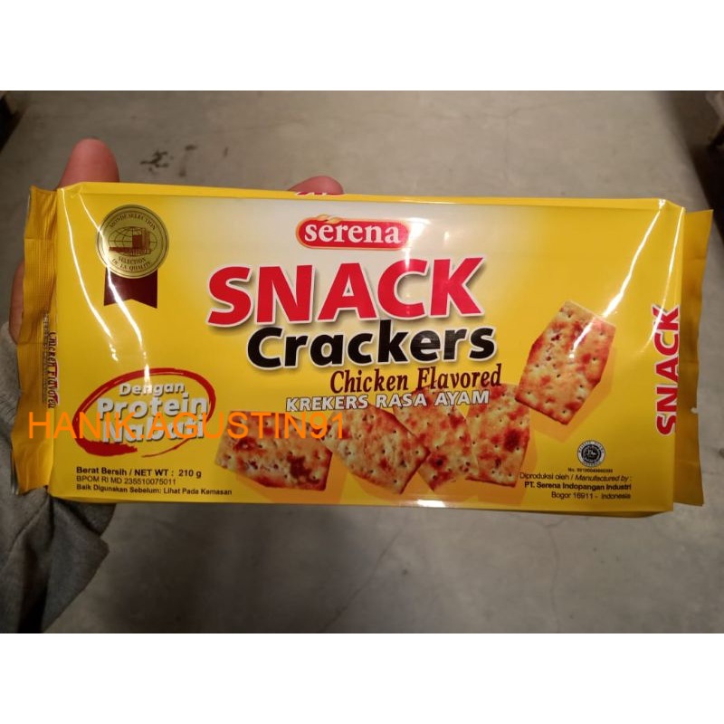 Jual Serena Snack Crackers Rasa Ayam 210gr SS91 | Shopee Indonesia
