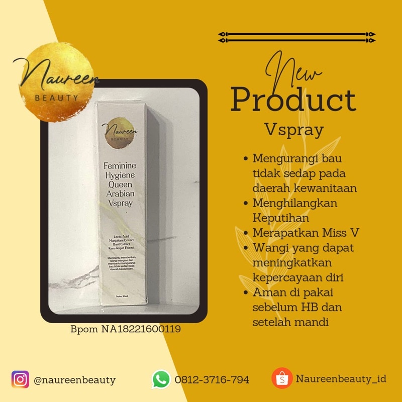 Jual Feminine Hygiene Queen Arabian V Spray | Shopee Indonesia
