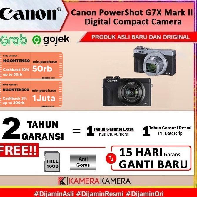 Jual Canon PowerShot G7X Mark III Digital Compact Camera -Garansi Datascrip | Shopee Indonesia